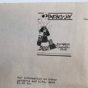 Patches of Joy Leslie Jacket 1000 Quilted Sewing Pattern Sizes 6-8-10 ...