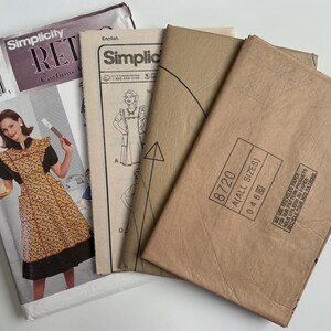 Simplicity 8720 Vintage Inspired Half Apron, Smock, Bib Full Aprons ...