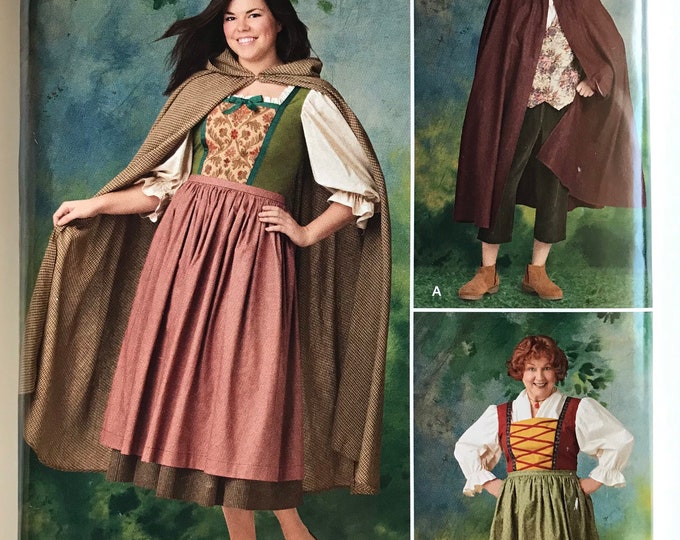 Simplicity 1771/0862 Misses', Men's Medieval Costume Pattern Puff ...