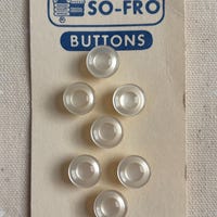6-2 Hole Red Buttons Basic Brand Japan Vntg 5/8" Shiny 1 Cards CF356 - Etsy