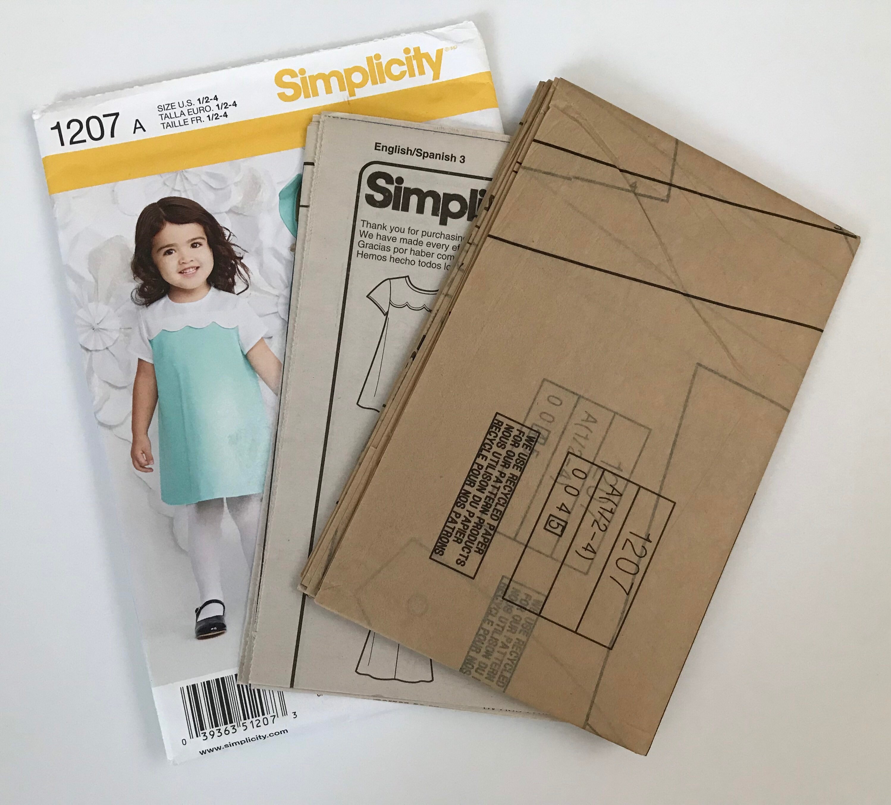 Simplicity 1207 Toddlers' Dress Coat and Bonnet 1970s - Etsy