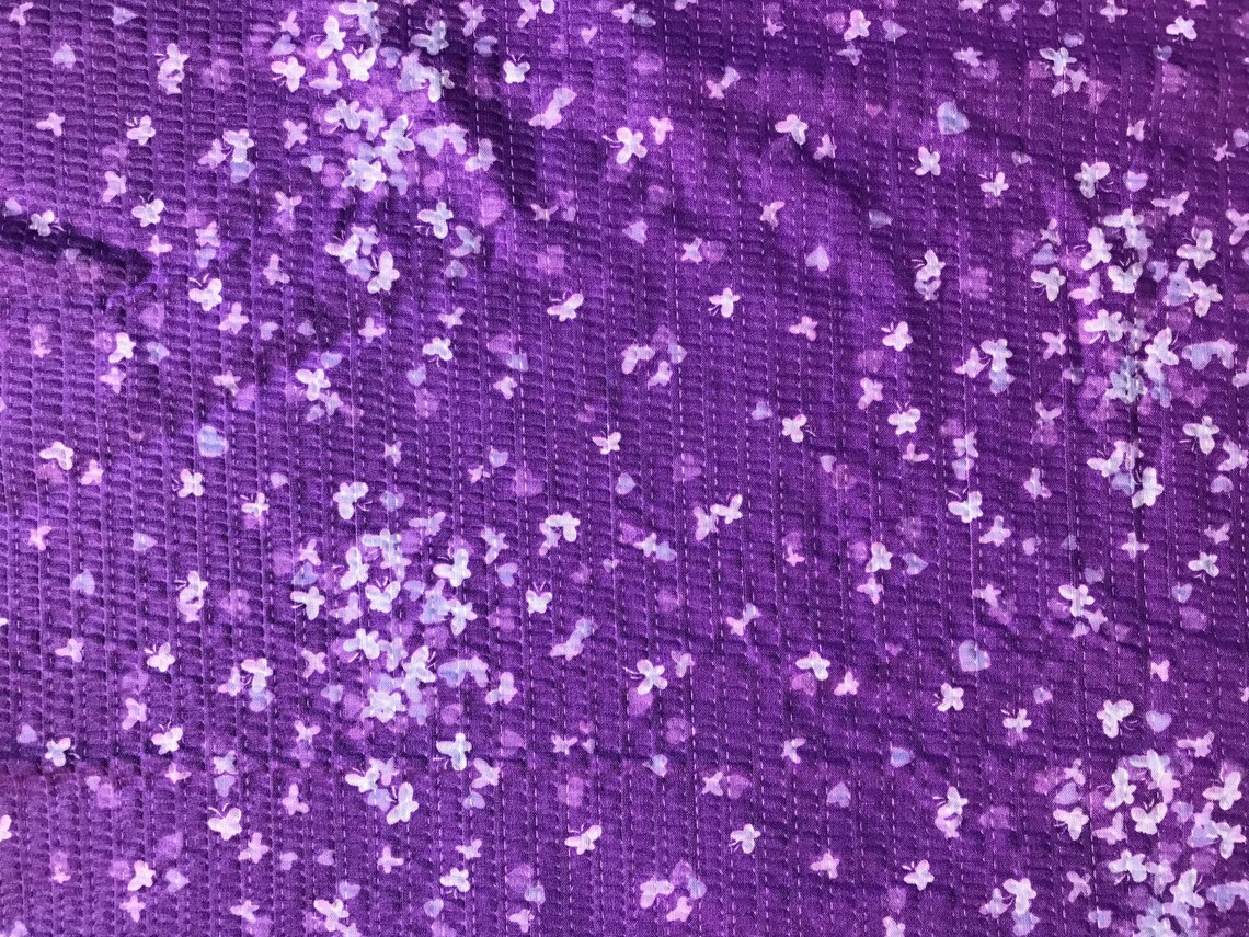Butterfly Print Purple tutti Frutti Textured - Etsy