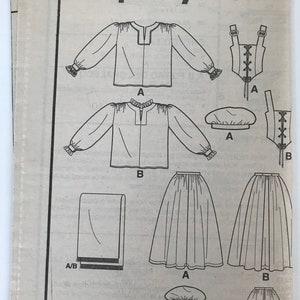 Simplicity 8855 Misses' Costume Pattern Celtic Scottish Highlander Long ...