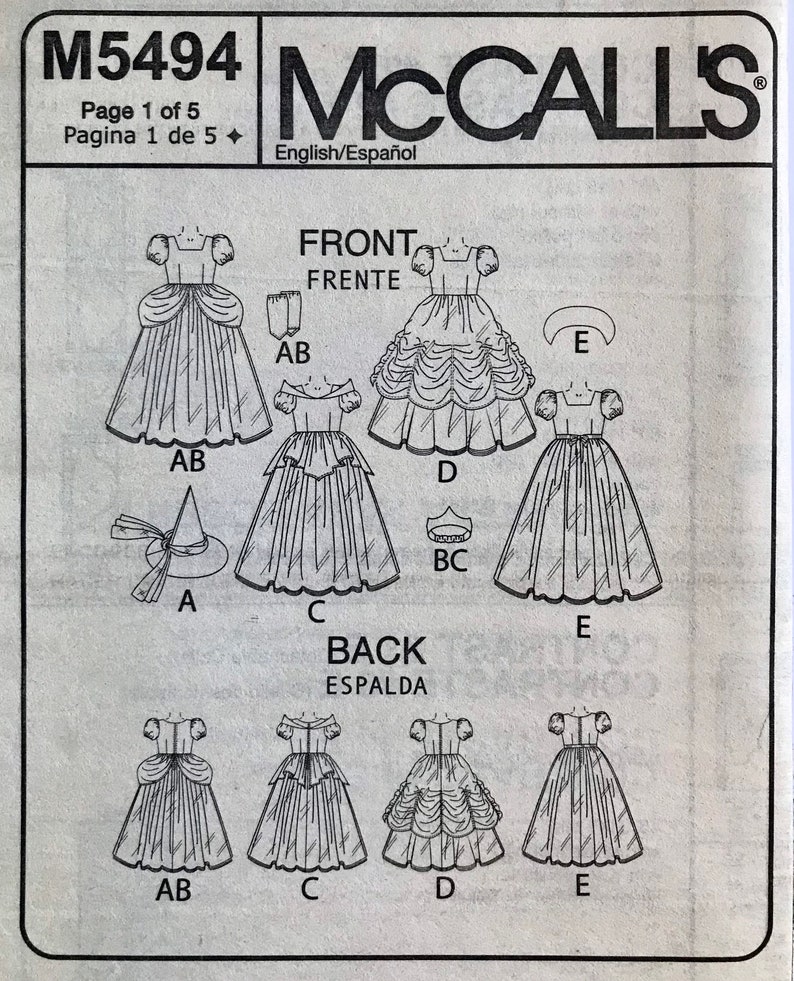 Mccall's M5494 MP245 Children's and Girls' - Etsy