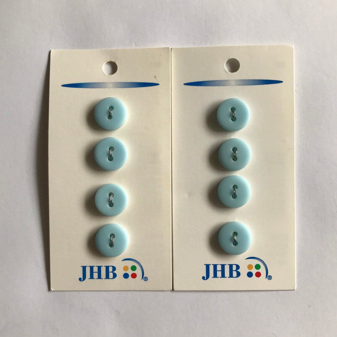 Light Blue Buttons 1/2 Inch by JHB International Plastic 8 - Etsy