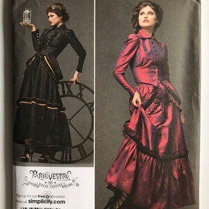 Simplicity 2207 Misses' Historical Victorian Steampunk Top & Bustle ...
