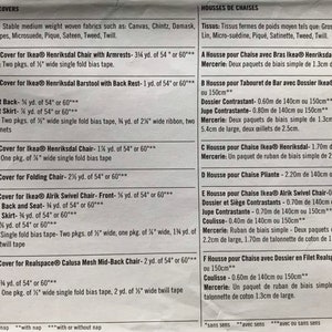 Simplicity 1335 Chair Covers for Swivel Chairs Ikea Computer Task ...