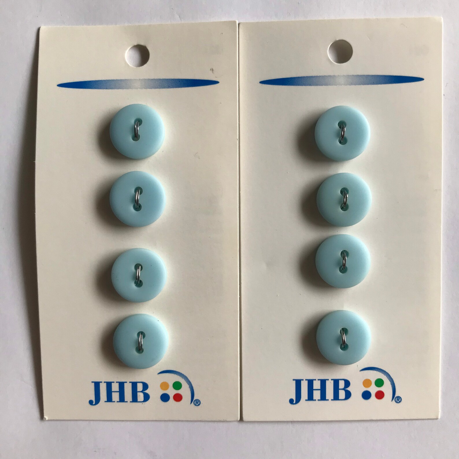 Light Blue Buttons 1/2 Inch by JHB International Plastic 8 - Etsy