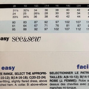 See & Sew 4103 Dress Loose-fitting, Slightly Flared, Above Ankle Dress ...