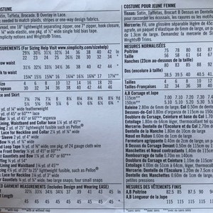 Simplicity 1728 Misses' Costume Pattern, Princess Gown With Puff ...