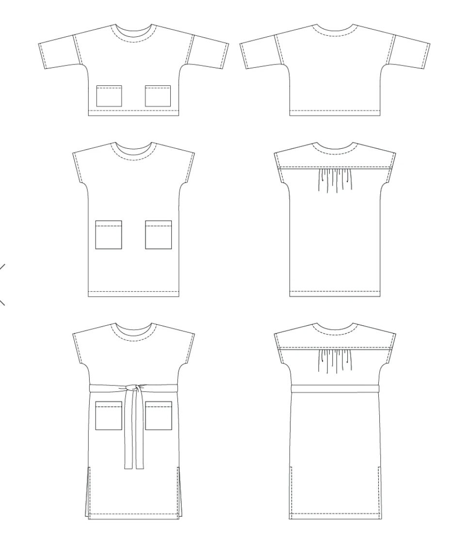 Wiksten Women's Shift Dress and Top Sewing Pattern sizes 0 | Etsy