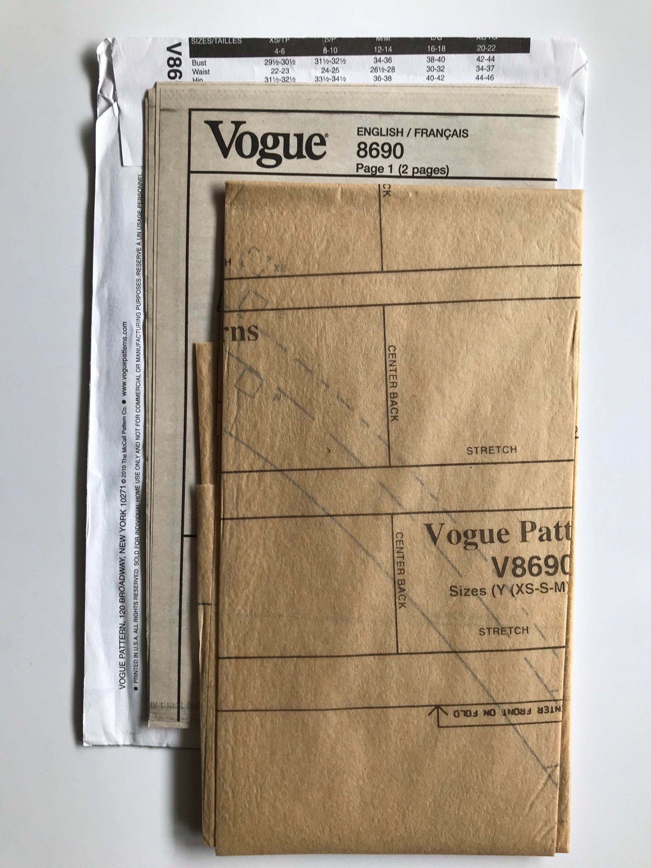 Vogue 8690 Misses' Tops Sewing Pattern Katherine Tilton - Etsy