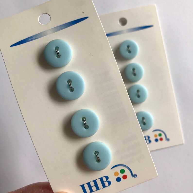 Light Blue Buttons 1/2 Inch by JHB International Plastic 8 - Etsy