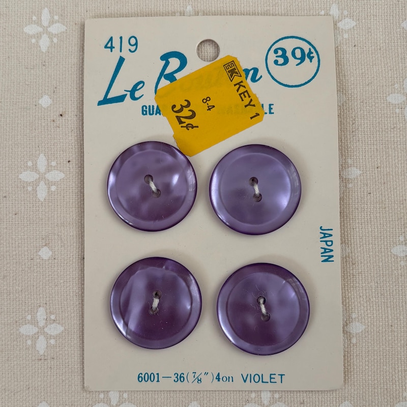 Violet Buttons - Etsy