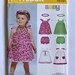 New Look 6718 Baby Dress, Bloomers and Headband Pattern Sizes Newborn ...