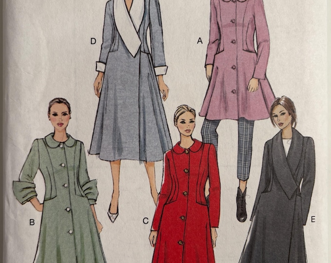 Vogue 8871 Misses' Fit & Flare Dress, Pullover W/ Princess Seams Knit ...