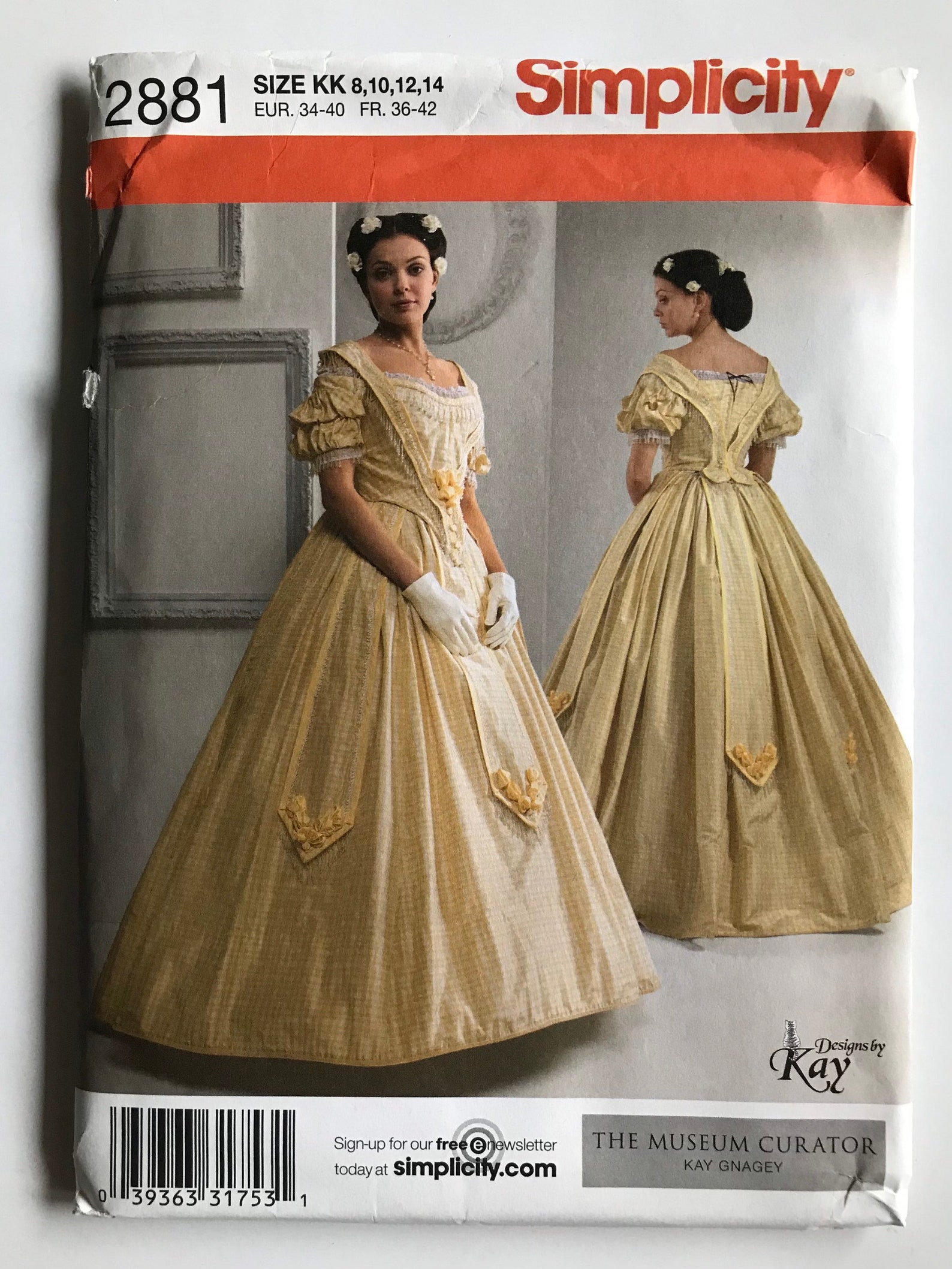 Simplicity 2881 Misses' Costume Pattern Civil War - Etsy