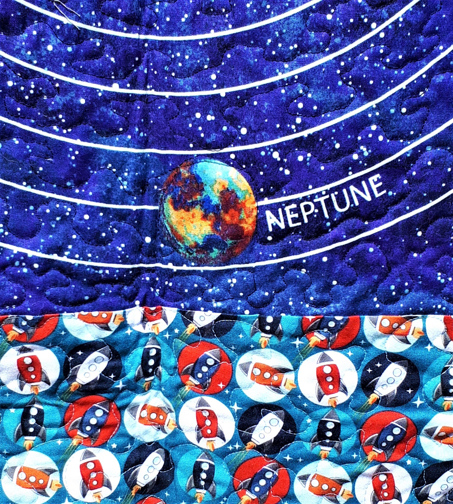 Solar System Baby Blanket Space-themed Baby Quilt Baby | Etsy Canada