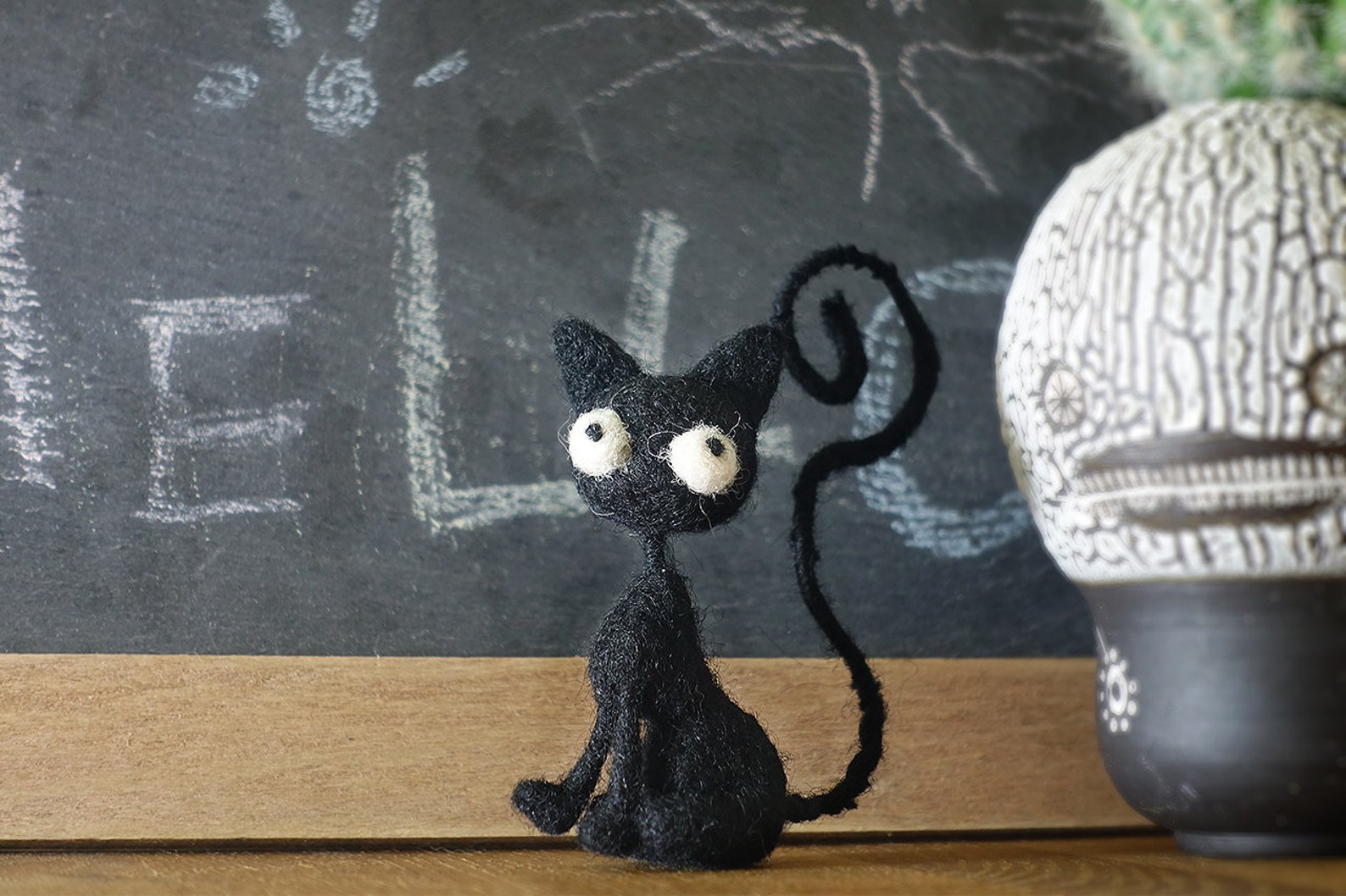 PDF Bulging Eyes Cat Needle Felting Tutorial Pattern | Etsy