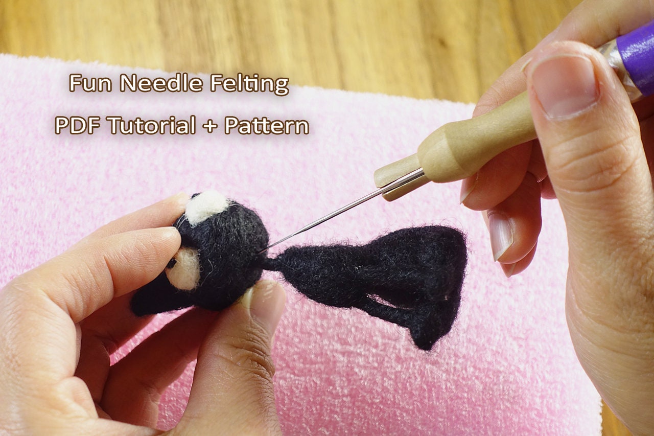 PDF Bulging Eyes Cat Needle Felting Tutorial Pattern - Etsy