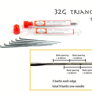 30pcs Triangular Felting Needles Set - 32G, 36G, 38G, 40G, 42G - Etsy