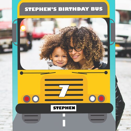 School Bus Picture Frame - Etsy