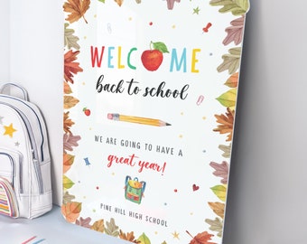 Back to School Poster, Welcome Back to School Poster for Classroom ...