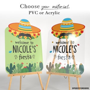 Fiesta Birthday Welcome Sign, Fiesta Party, Mexican Birthday Party ...