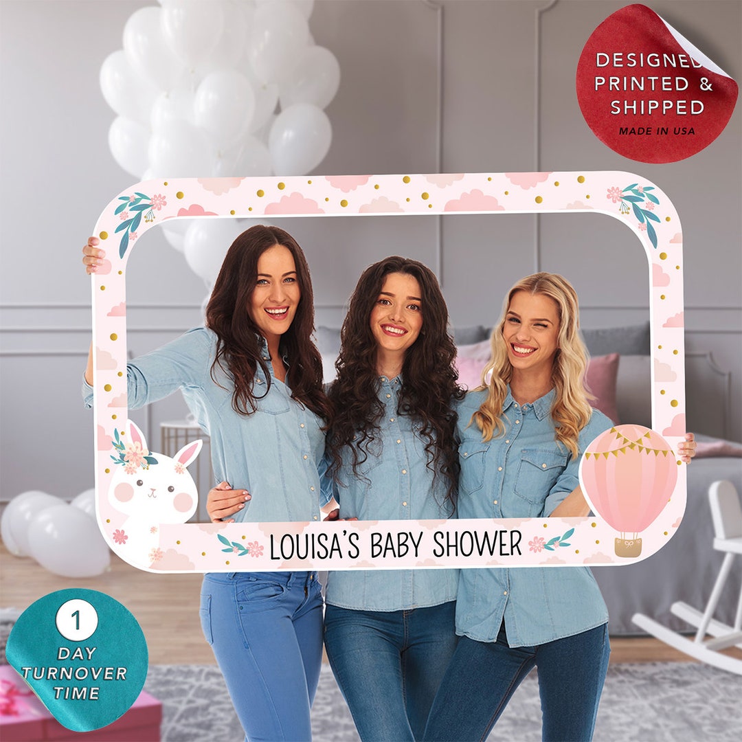 Baby Shower Photo Booth, Baby Shower Photo Prop Frame, Baby Shower ...