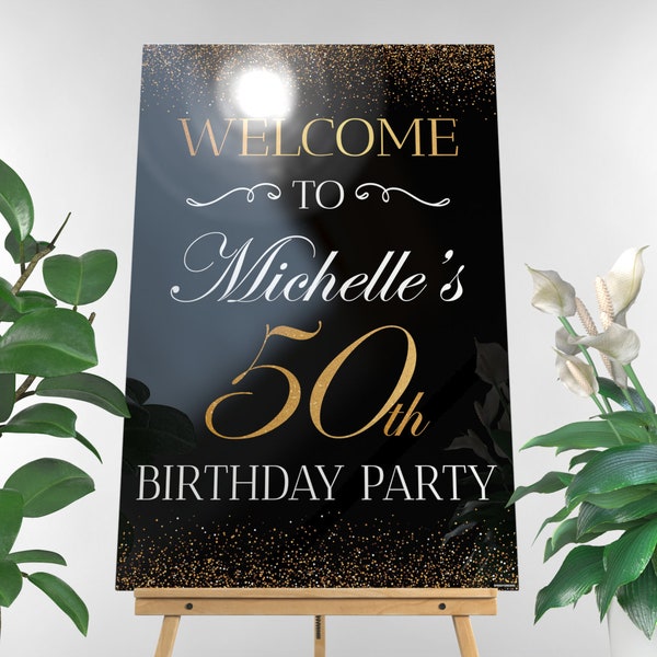 50th Birthday Banner - Etsy