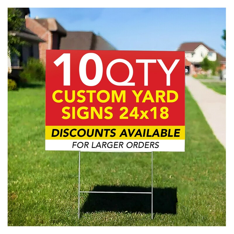 Custom Yard Sign - Etsy