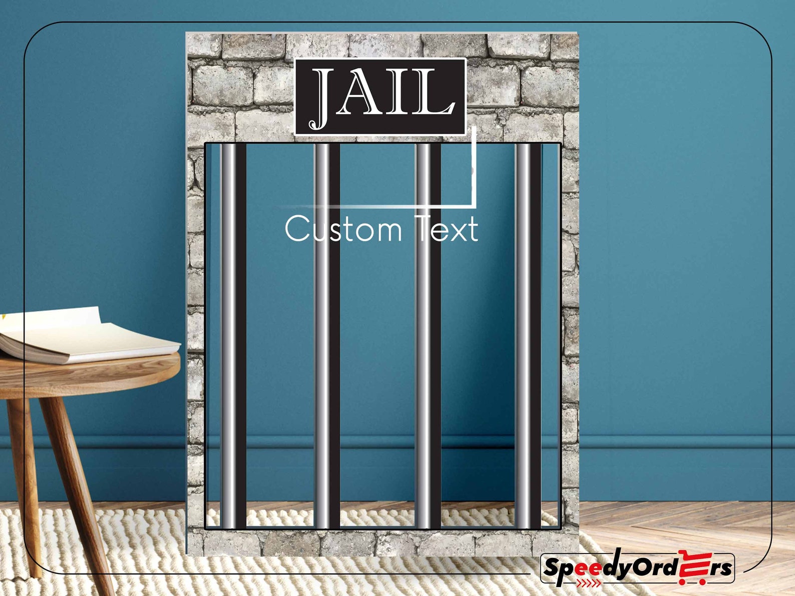 Jail Party Photo Booth Frame Prison Jail Frame Prop Police | Etsy Canada