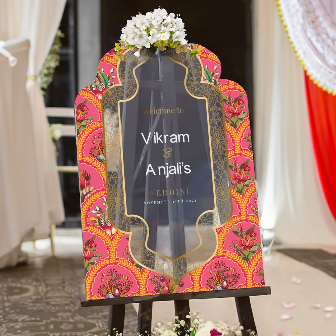 Indian Wedding Signs, Indian Wedding Decorations, Indian Wedding Signs ...