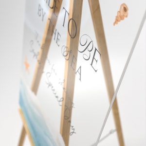 Beach Bridal Shower Sign, Customized Beach Theme Bridal Shower Welcome ...