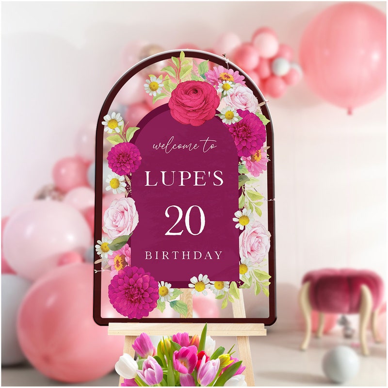Birthday Party Sign - Etsy