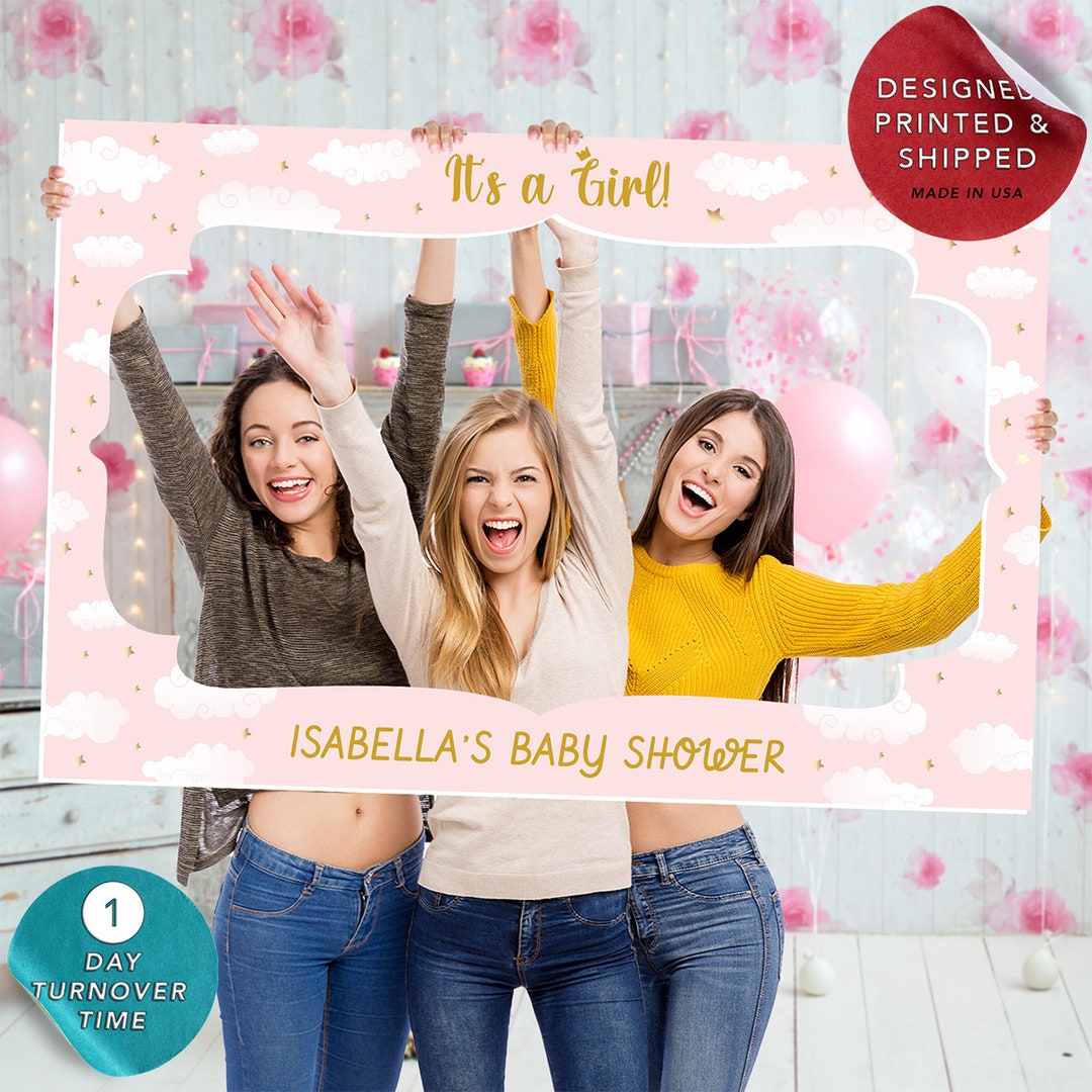 Baby Shower Photo Booth Frame, Baby Shower Photo Prop Frame, Baby ...