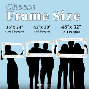 Gender Reveal Photo Booth, Team Boy Gender Reveal Photo Prop Frame ...