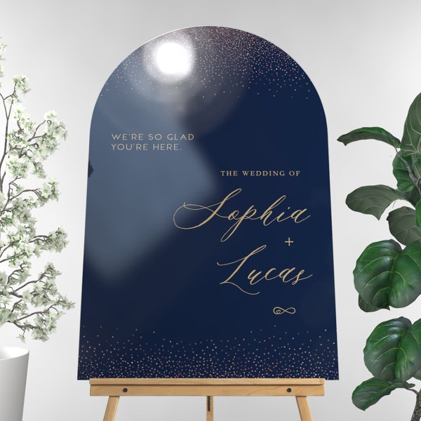 Blue Wedding Sign - Etsy