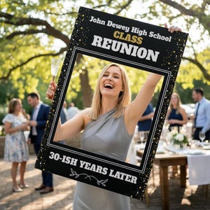 High School Reunion Photo Booth, School Reunion Selfie Frame, Class ...