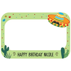 Fiesta Party Photo Prop, Fiesta Party Decor, Fiesta Photo Frame ...