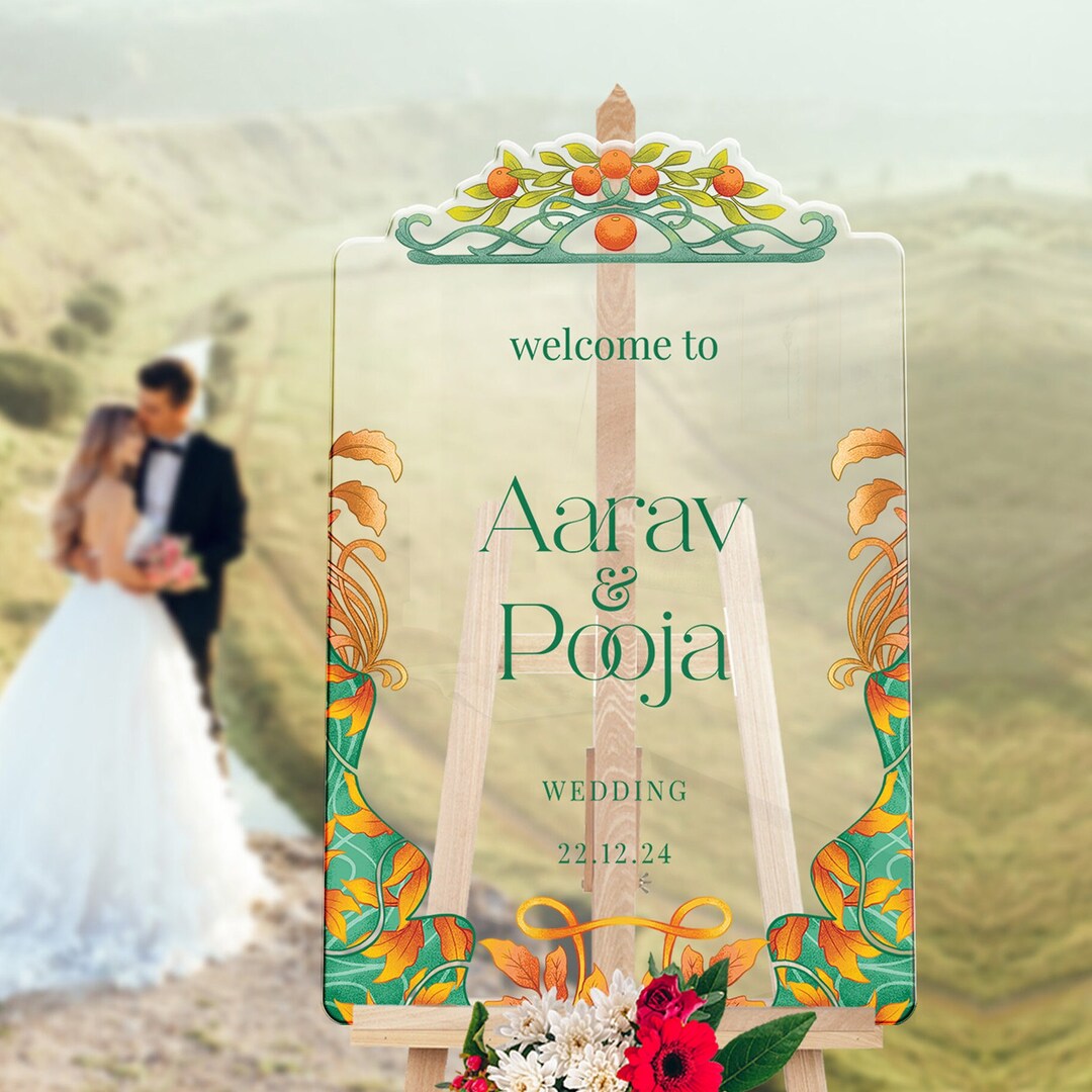 Indian Wedding Signs, Indian Wedding Welcome Sign, Indian Wedding Decor ...
