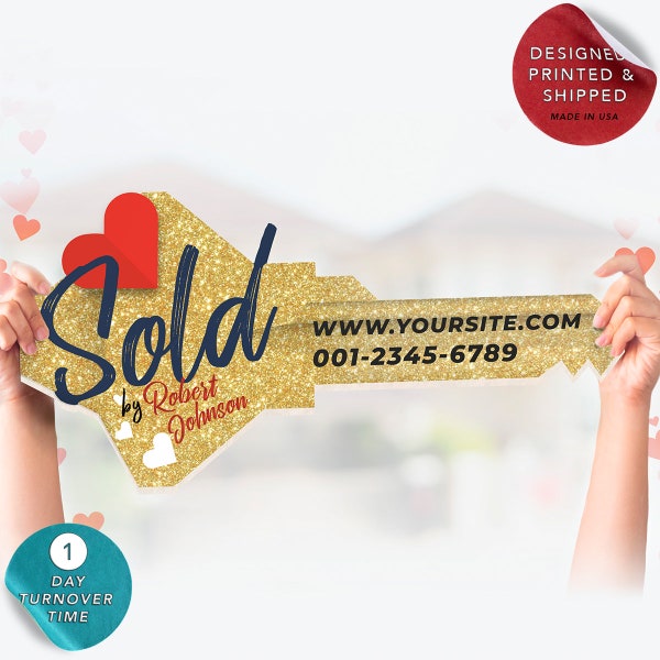 Sold Key Sign - Etsy