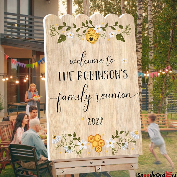 Family Reunion Welcome Boards - Etsy