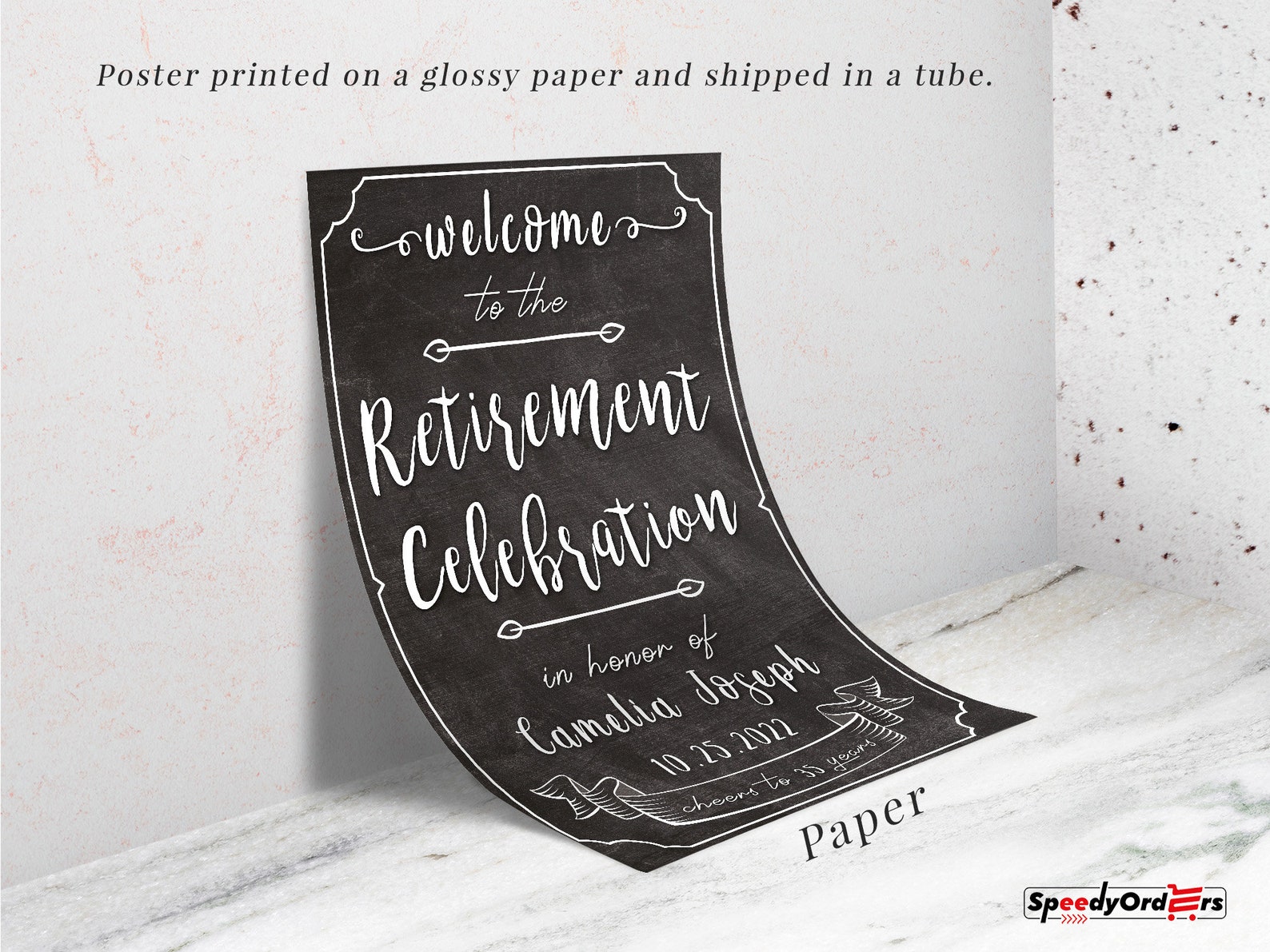 Retirement Party Welcome Sign - Retirement Celebration Banner ...
