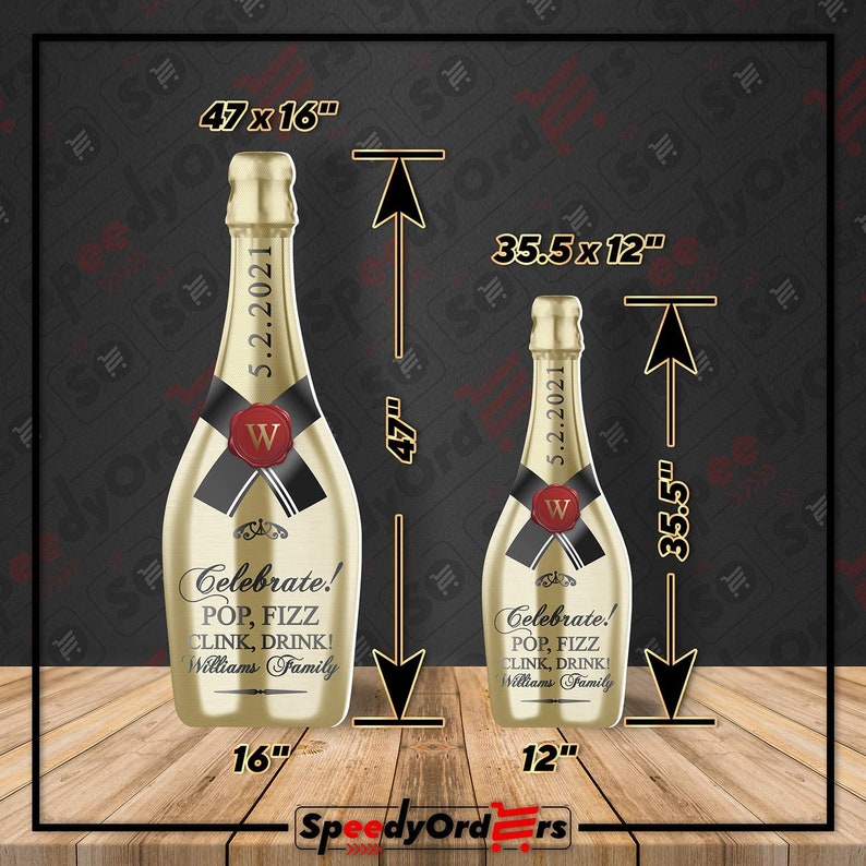 Champagne Prop Champagne Bottle Personalized Champagne - Etsy