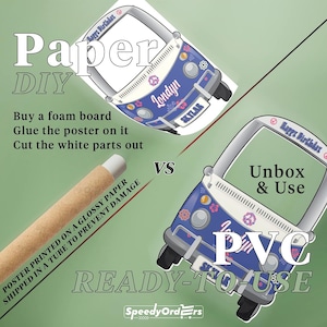 Hippie Bus Photo Booth, Hippie Bus Photo Prop, Hippie Van Cutout ...