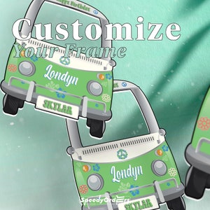 Hippie Bus Photo Booth, Hippie Bus Photo Prop, Hippie Van Cutout ...