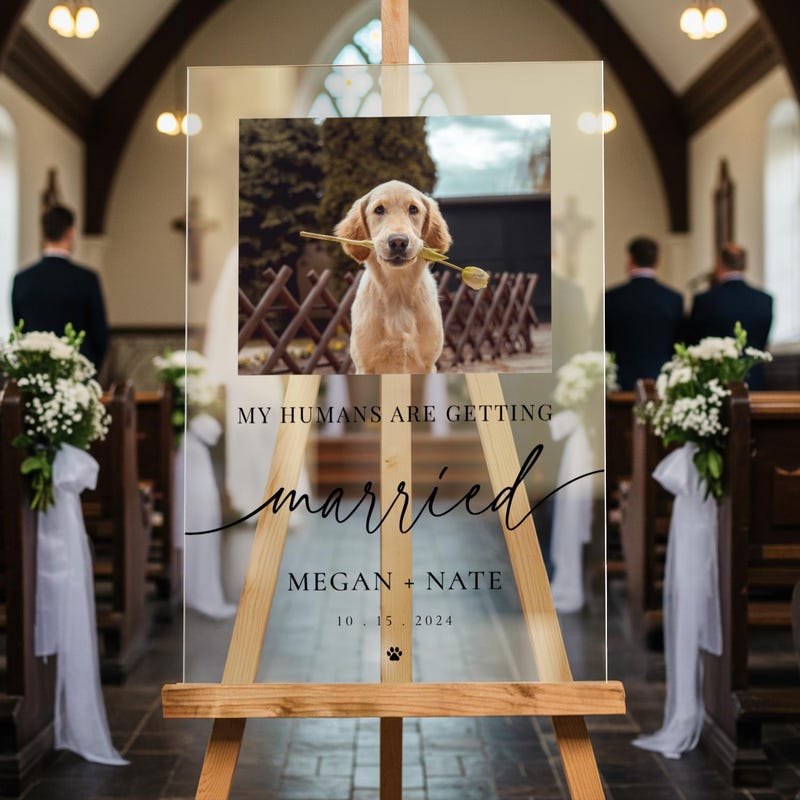 Dog Wedding Sign - Etsy