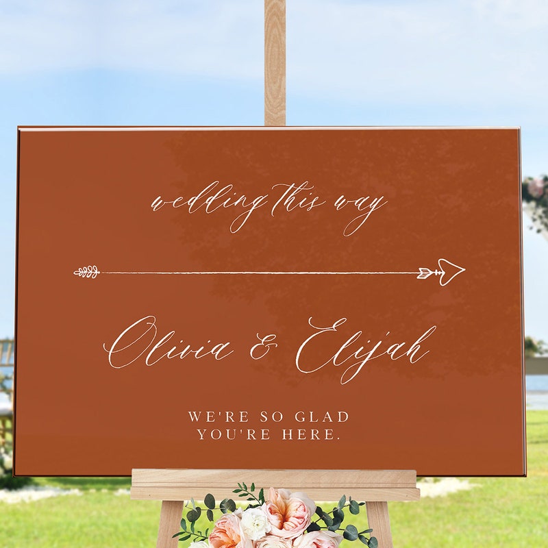 Wedding Arrow Sign - Etsy