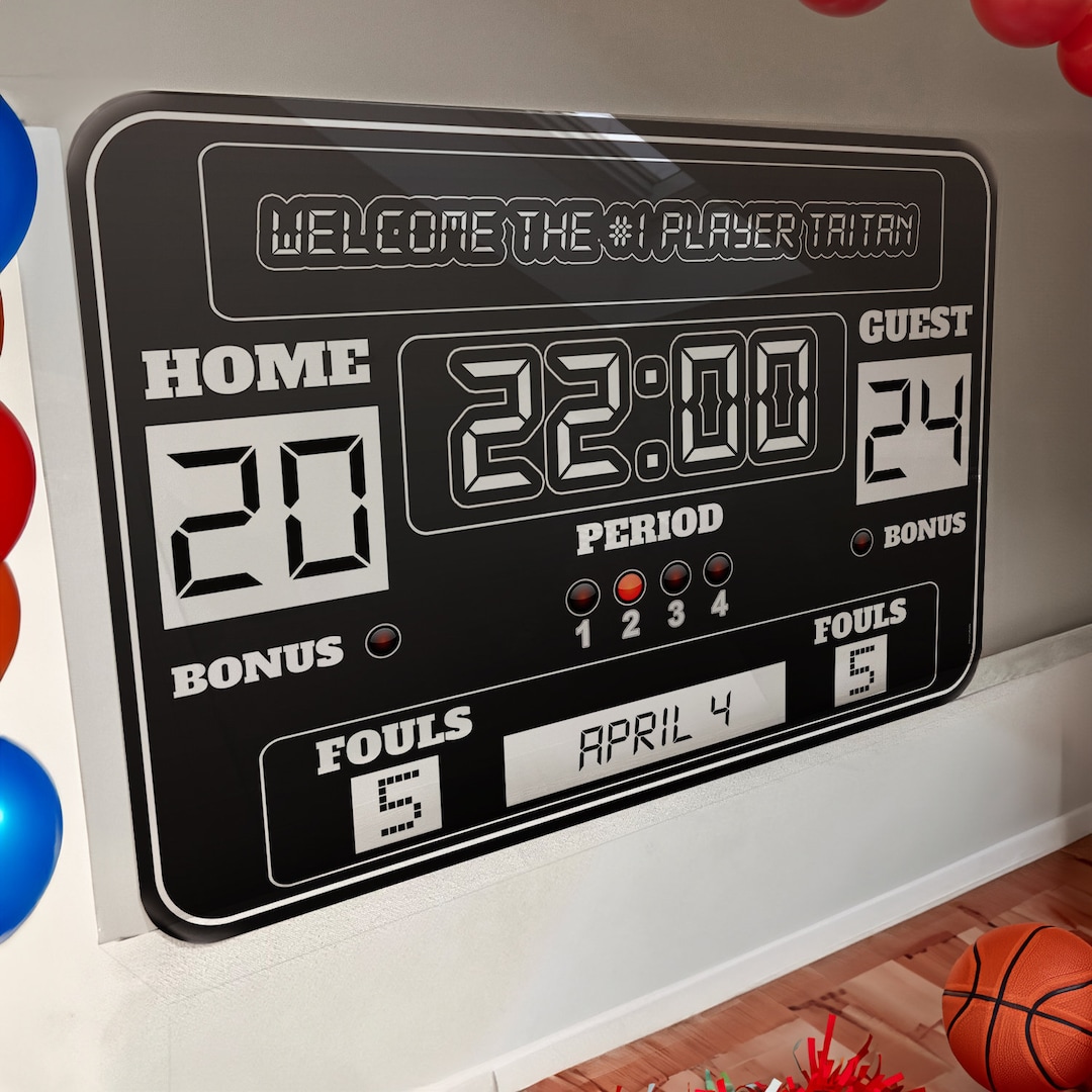 Basketball Birthday Sign, Basketball Birthday Party Sign, Personalized ...